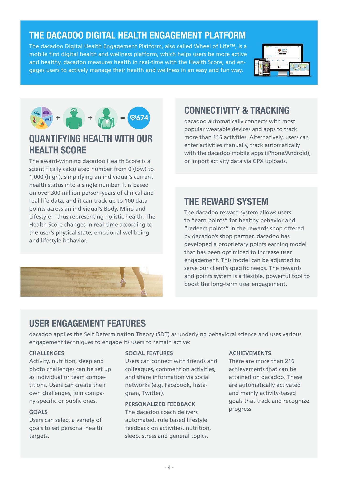 dacadoo Health Engagement Platform, Health Score and Risk Engine - hr ...