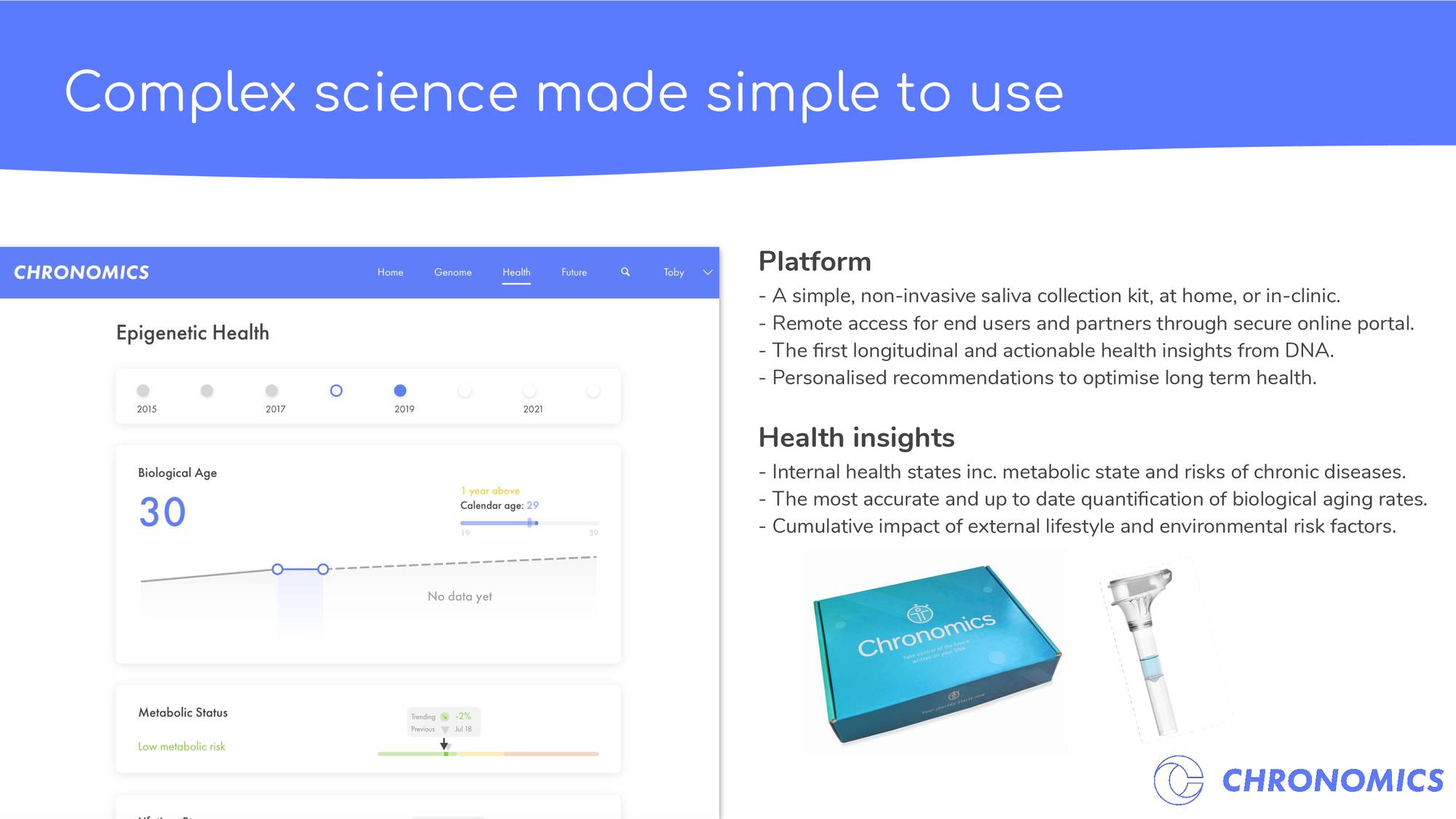 Chronomics - hr | equarium - the insurtech innovation pool by Hannover Re